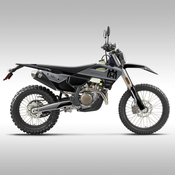2023 - 2025 HUSQ FE, TE, FX, TX - BASELINE GRAY - GRAPHICS KIT - TMBR MOTO