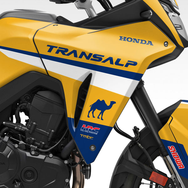 2024 HONDA XL750 TRANSALP - RETRO RALLY GRAPHICS KIT - TMBR MOTO