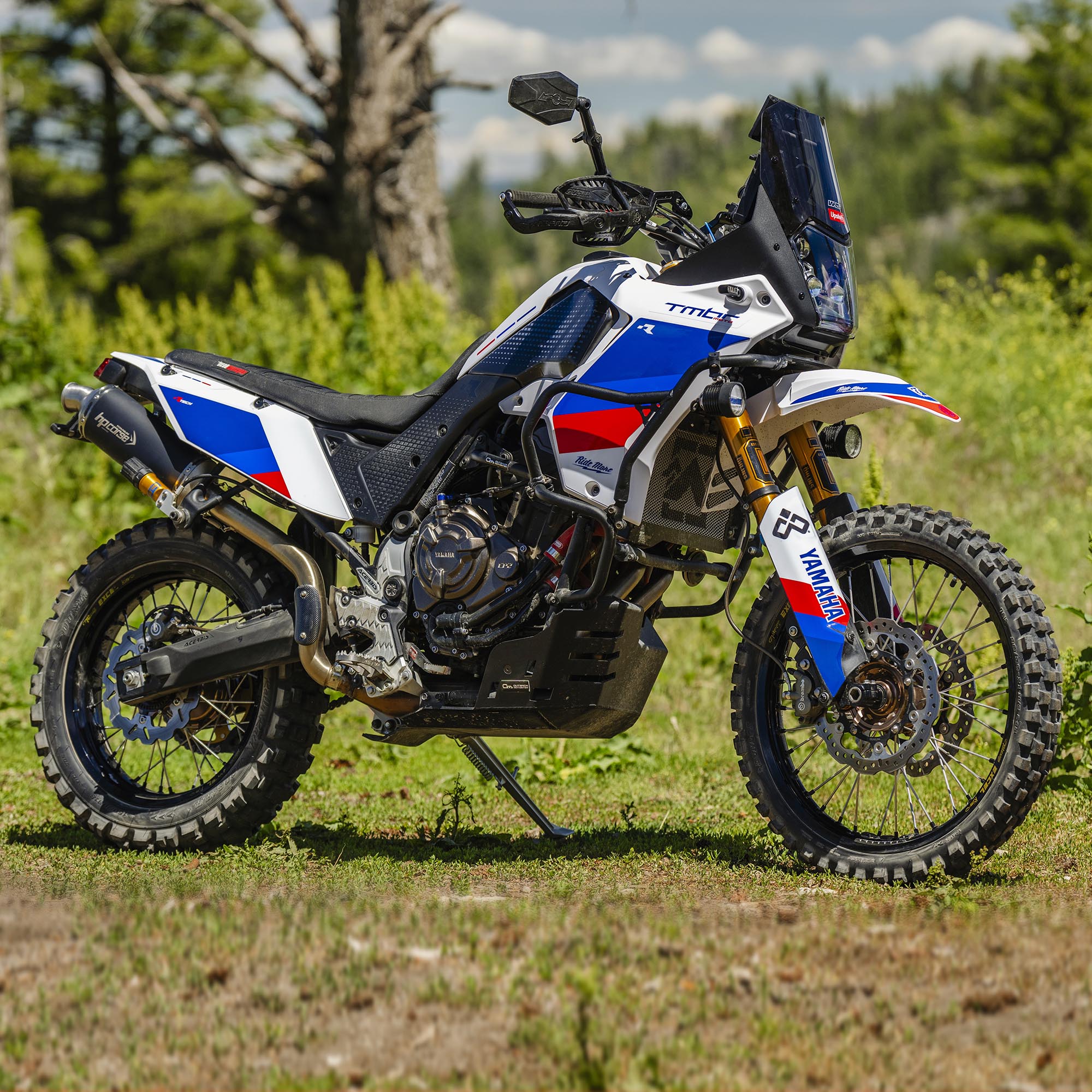 2019 - 2024 YAMAHA TENERE 700 - RTECH WHITE / BLUE / RED STRIPES - GRA ...