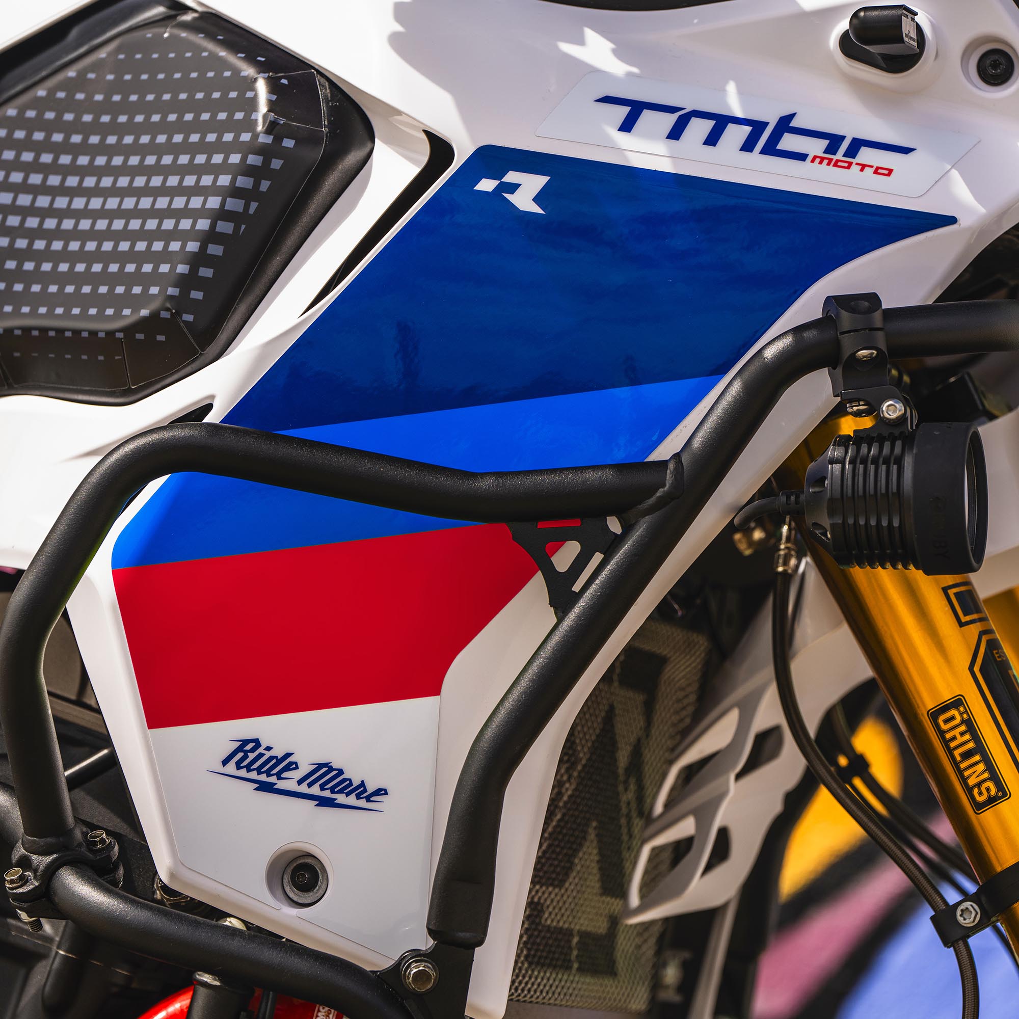 2019 - 2024 YAMAHA TENERE 700 - RTECH WHITE / BLUE / RED STRIPES - GRA ...
