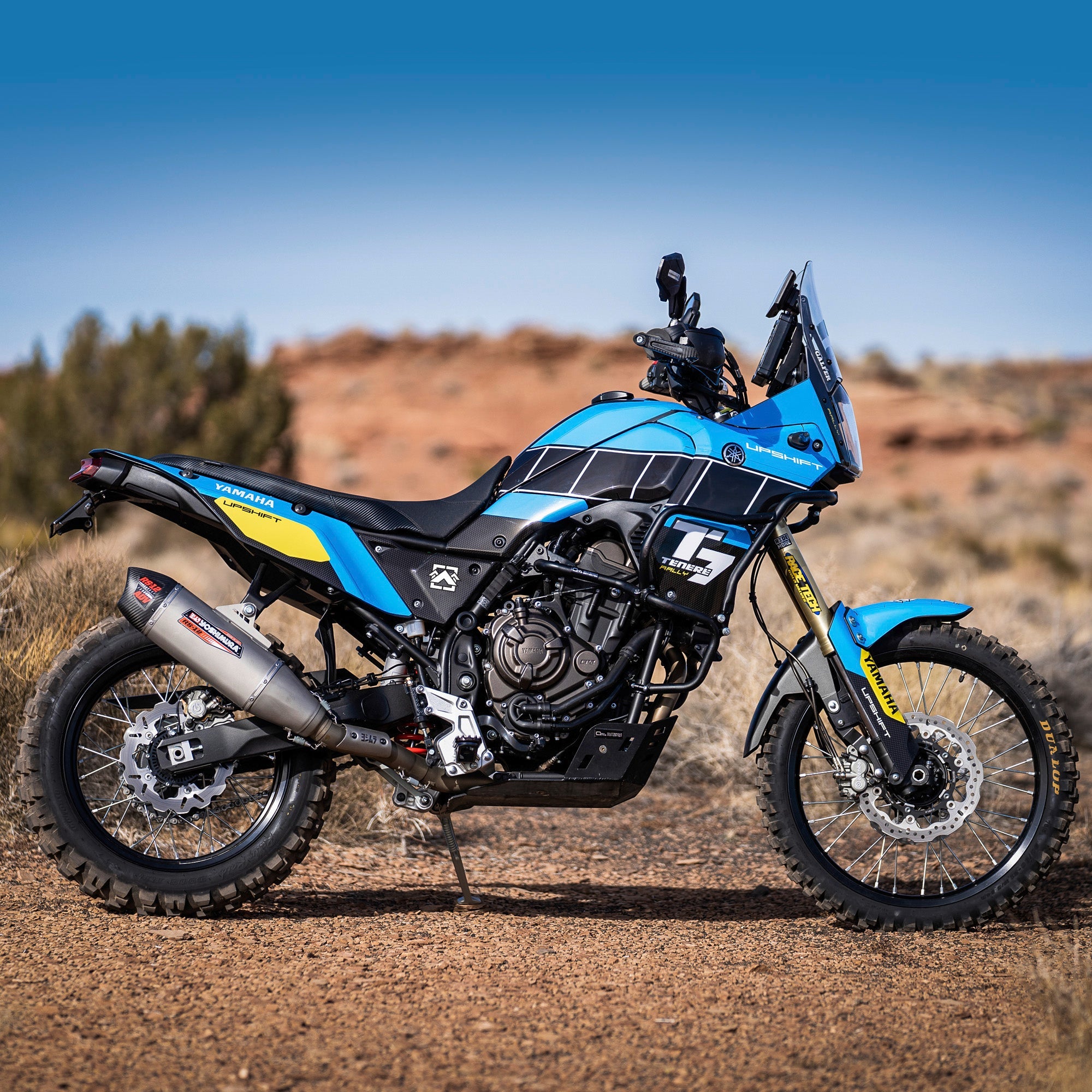 2019–2024 Yamaha Tenere 700 Graphics Kit - Lazer Blue/Black | TMBR MOTO