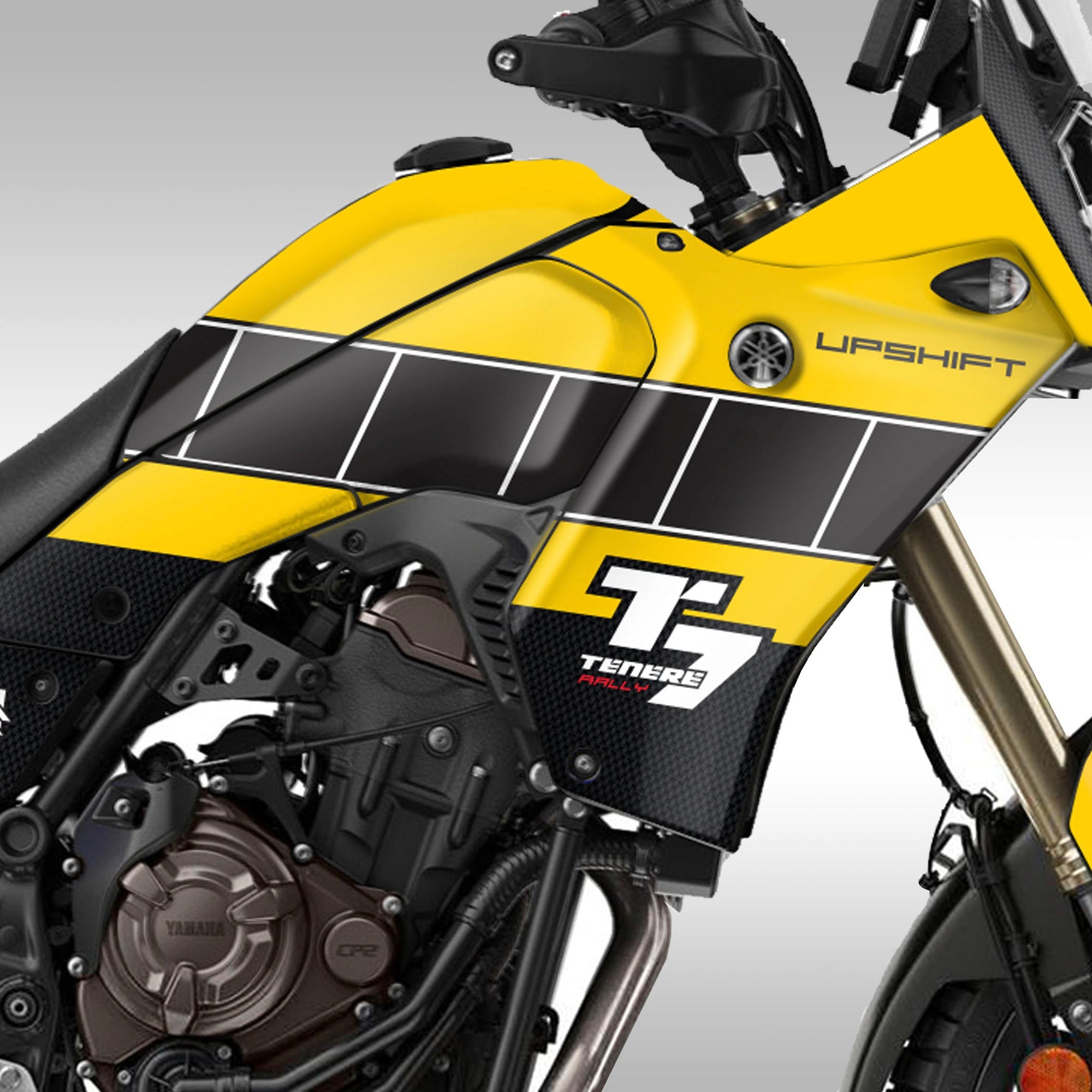 2019–2024 Yamaha Tenere 700 Graphics Kit - Lazer Yellow/Black | TMBR MOTO