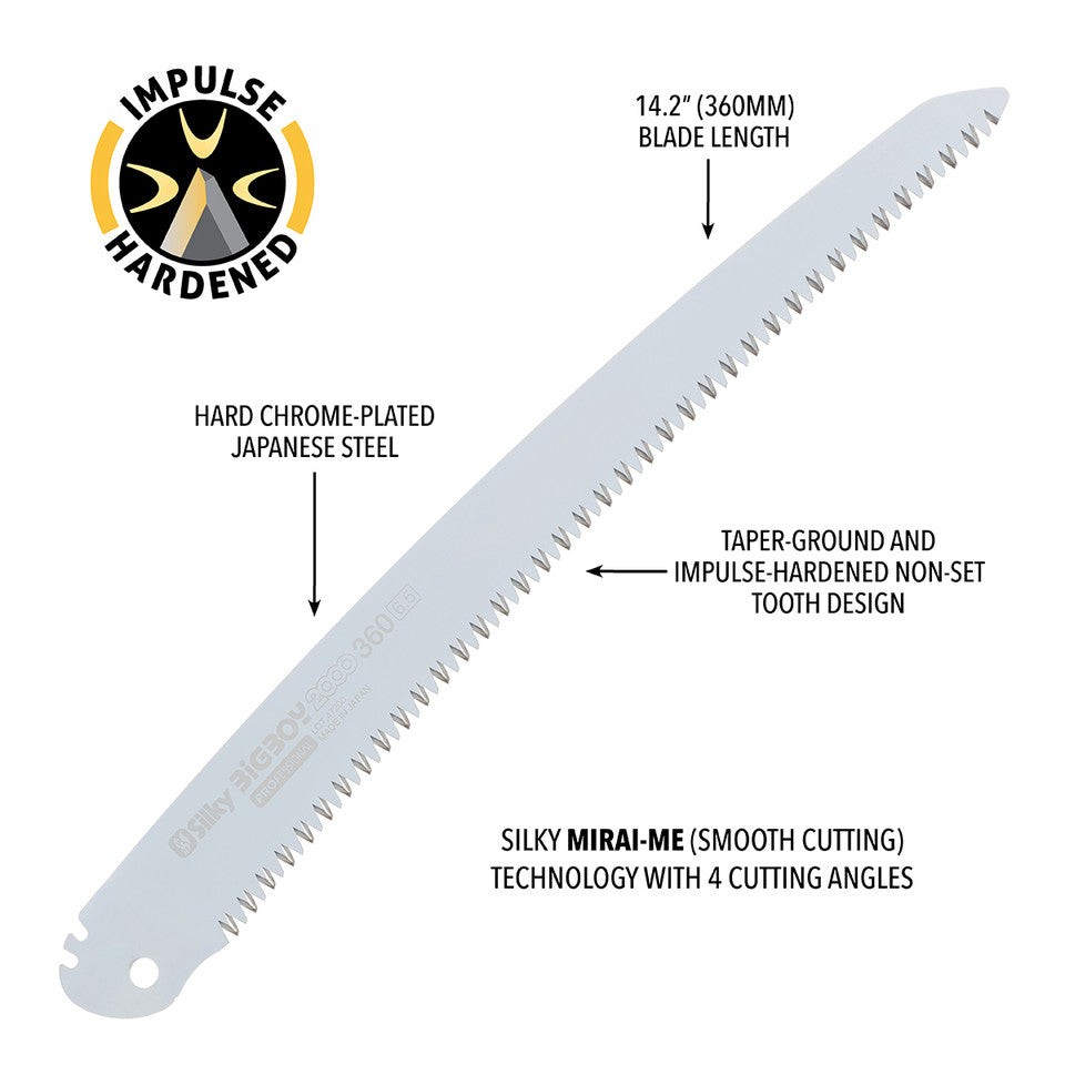 Silky Big Boy 2000 Folding Saw 360mm - Large Teeth | TMBR MOTO